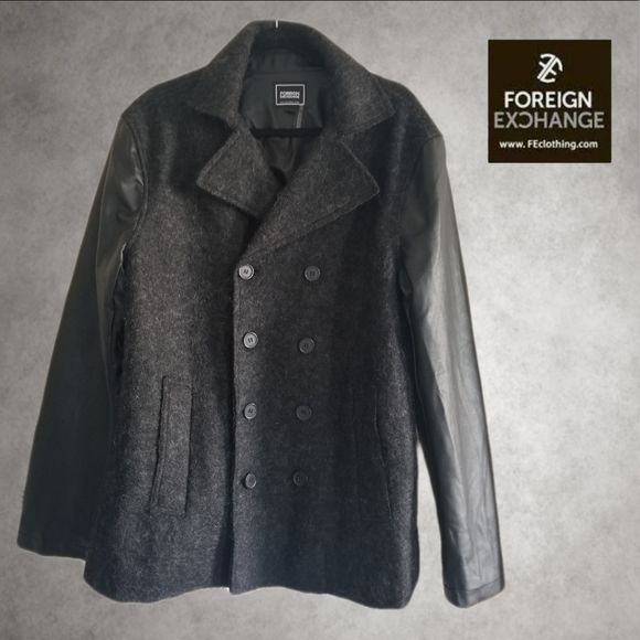 Foreign Exchange | Jackets & Coats | Foreign Exchange Black Faux ...